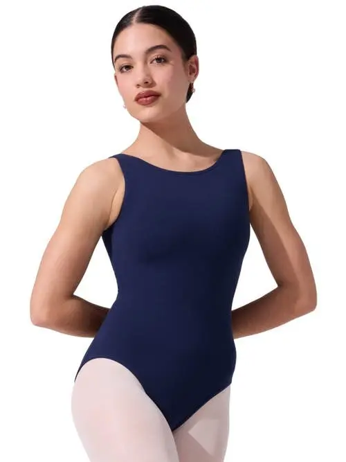 CAPEZIO High Neck Tank Leotard - Navy