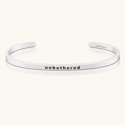 MANTRA Unbothered Bracelet - Silver