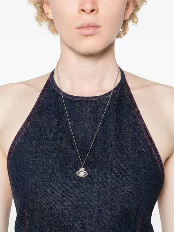 VIVIENNE WESTWOOD Grace Small Pendant Necklace - Silver