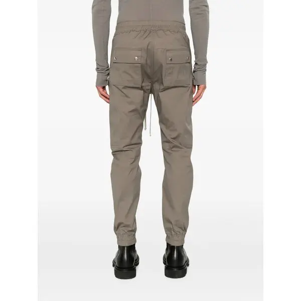 Rick Owens Grey Trousers Tapered Trousers