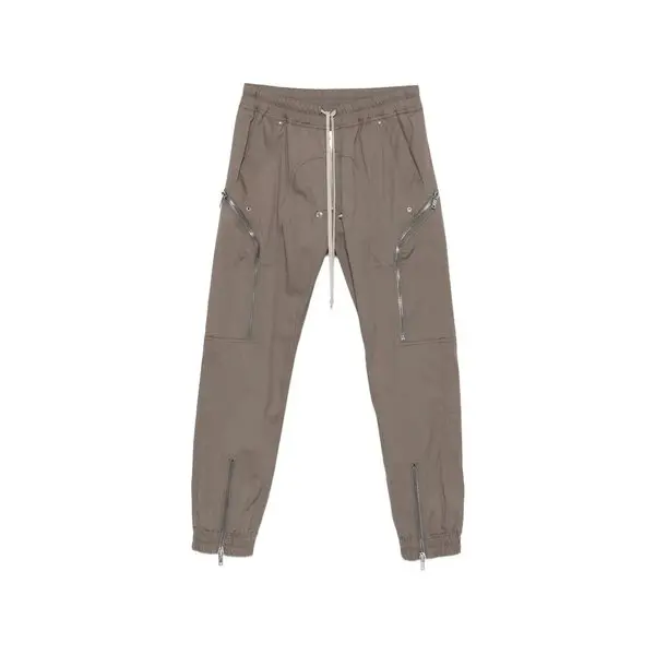 Rick Owens Grey Tapered Trousers - Gray