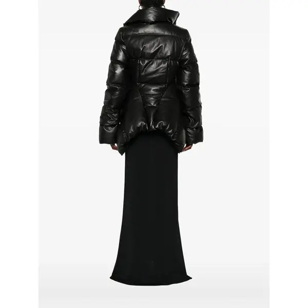 Rick Owens Leather Padded Jacket