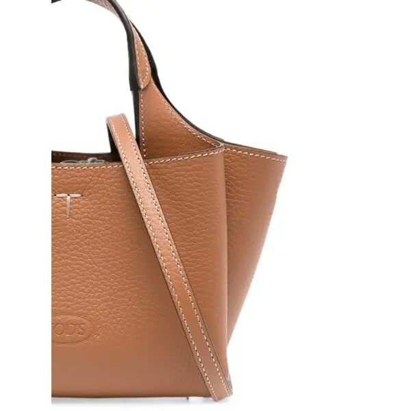 TOD'S T Timeless Charm Mini Bag - Brown