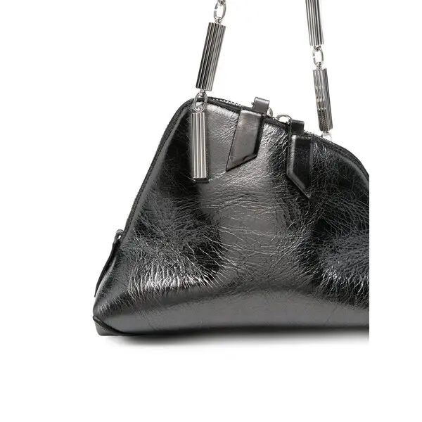 Attico Grey Metallic Effect Tote Bag - Gray