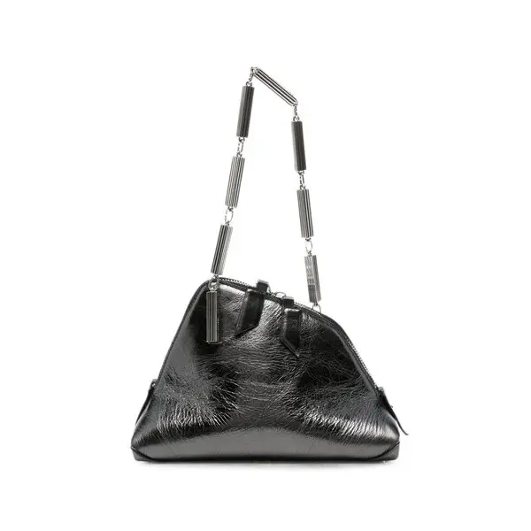 Attico Grey Metallic Effect Tote Bag - Gray