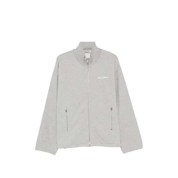 Miu Miu Grey Tops Sweatshirts