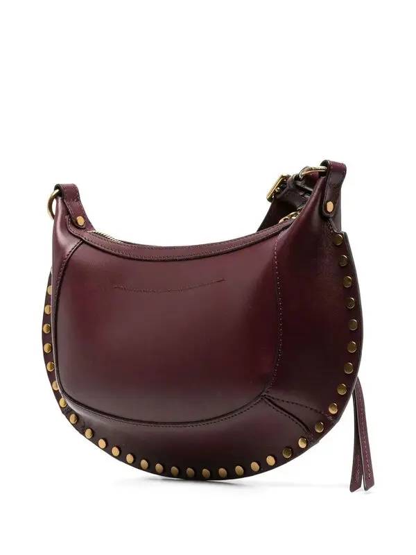 Isabel Marant Étoile Oskan Moon Studded Shoulder Bag - Red