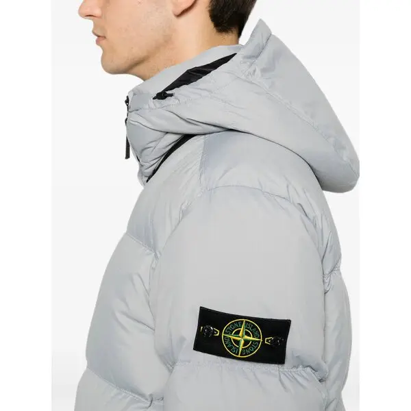 Stone Island Grey Jackets Padded & Down Jackets