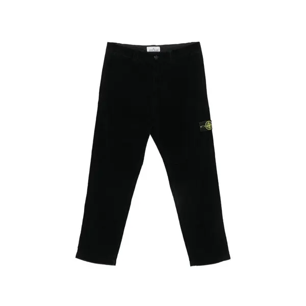 Stone Island Corduroy Trousers - Black