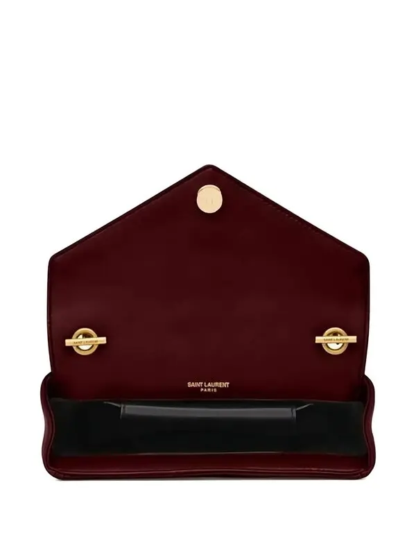 Saint Laurent Loulou Mini Bag In Lambskin - Red