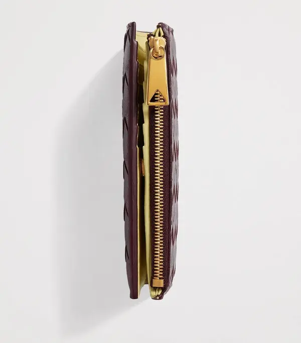 Bottega Veneta Medium Leather Intrecciato Bifold Wallet