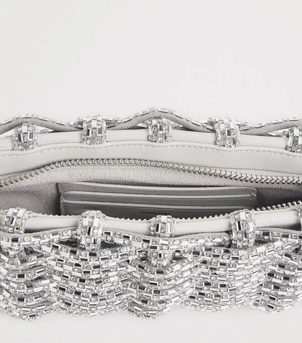 Simkhai Woven Beaded Clutch Bag