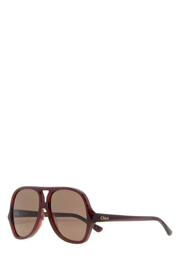 Chloé Salome Aviator Sunglasses - Red