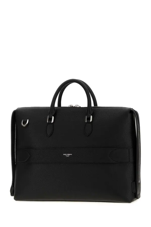 Dolce & Gabbana Leather Vittoria Briefcase