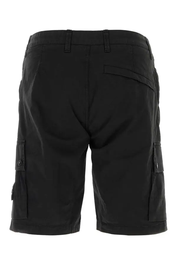 Stone Island Stretch Cotton Bermuda Shorts