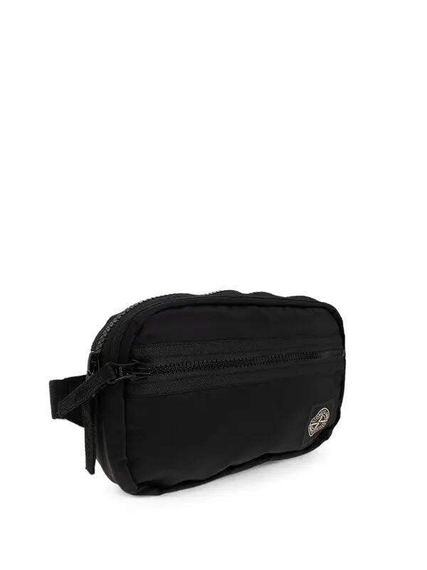 Stone Island Belt Bag In Nylon With Zip And Compass Badge