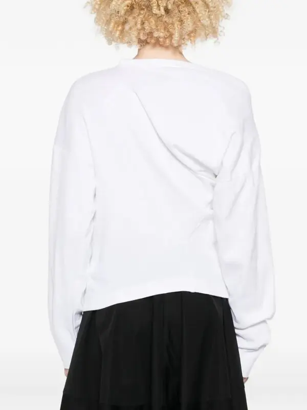 VIVIENNE WESTWOOD Asymmetric Neck Long Sleeve Top