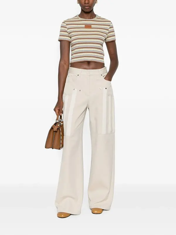 Fendi Pequin Drill Trousers