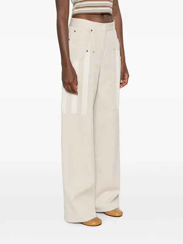 Fendi Pequin Drill Trousers