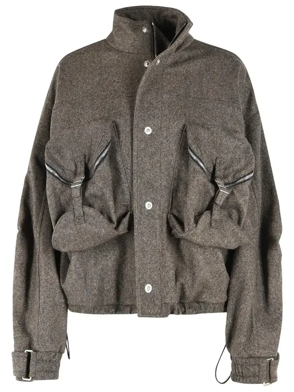 Attico Bomber Jacket - Cream