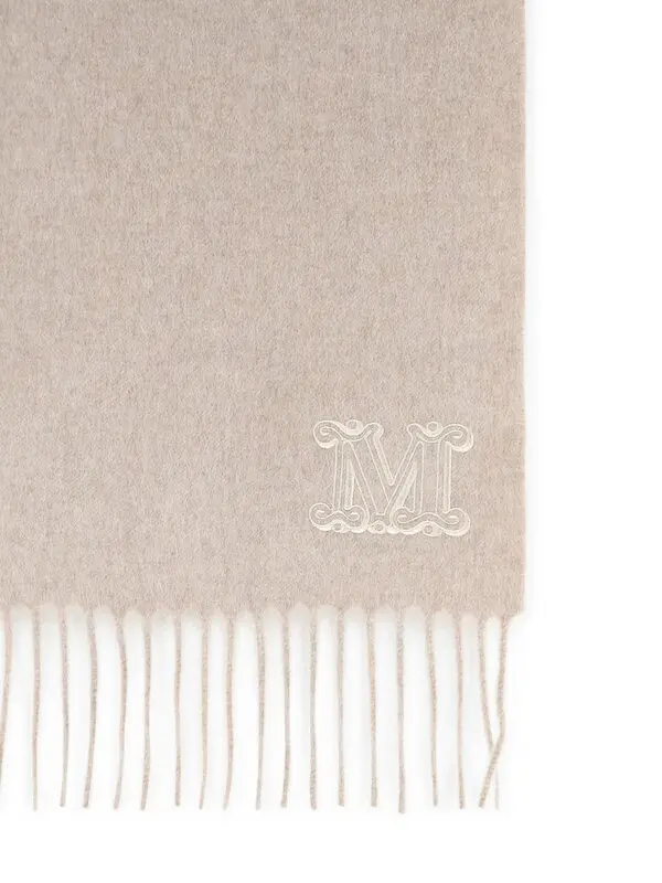 Max Mara Wsdalia' Beige Cashmere Stole - Cream