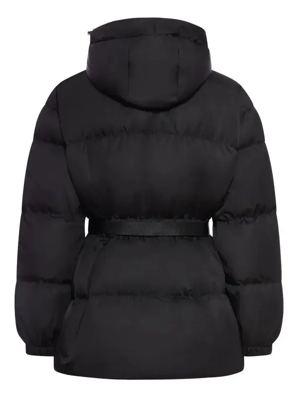 Prada Hooded Belted Puffer Jacket