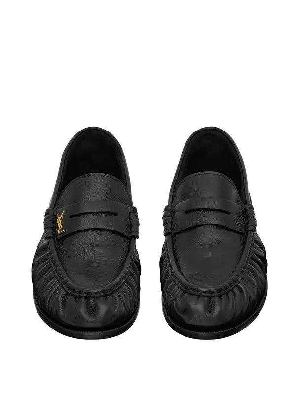 Saint Laurent Le Loafer Supple In Shiny Leather