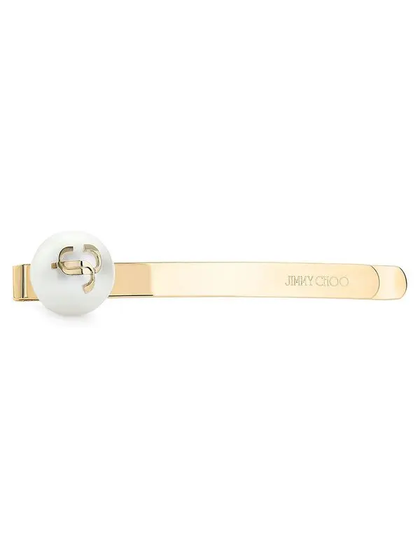 JIMMY CHOO Metallic Hair Slide