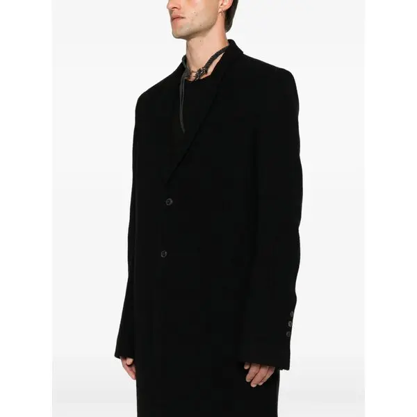 Rick Owens Coats Single Breasted Coats