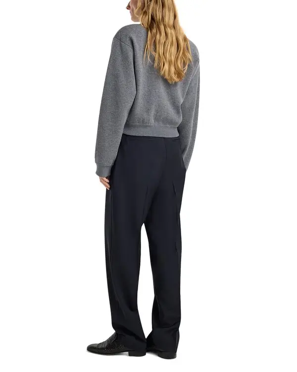 RÓHE Daria Single Pleat Straight Leg Trousers