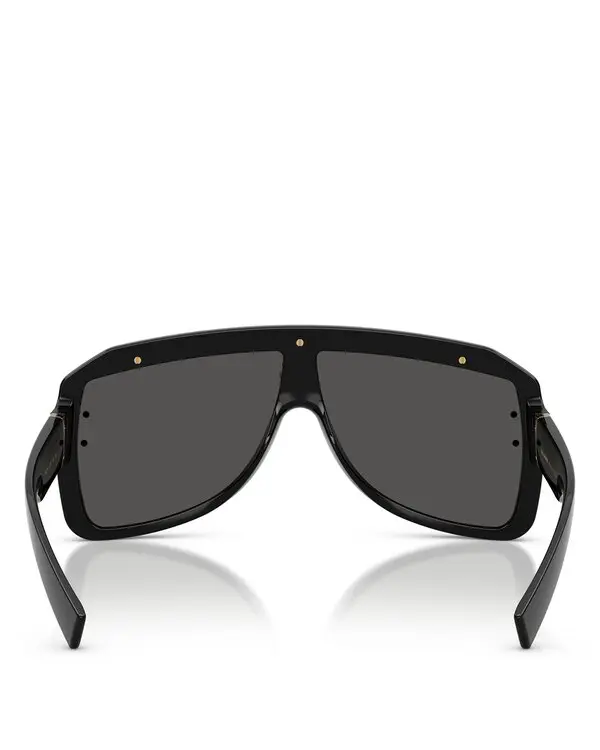 Dolce & Gabbana Aviator Shield Sunglasses, 137mm
