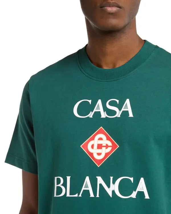 Casablanca Logo Crewneck T-shirt