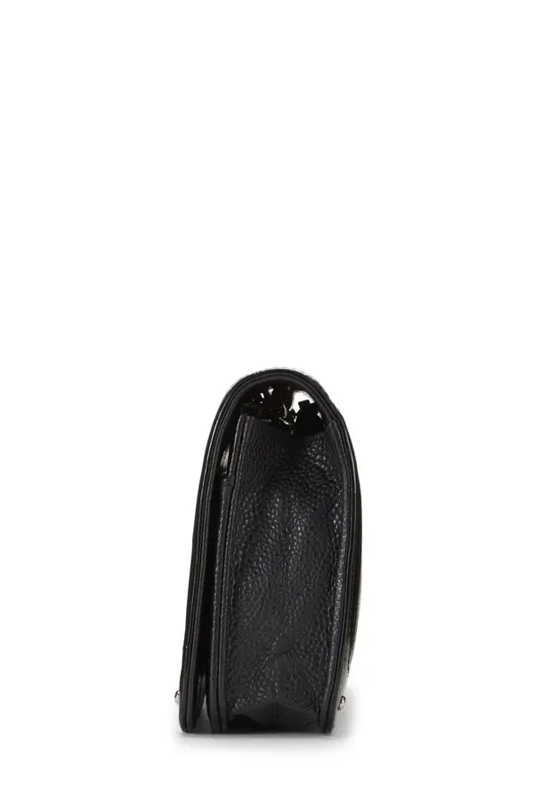 Chanel Caviar Timeless Studded Border Wallet On Chain