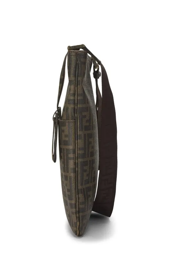 Fendi Zucca Coated Flat Messenger
