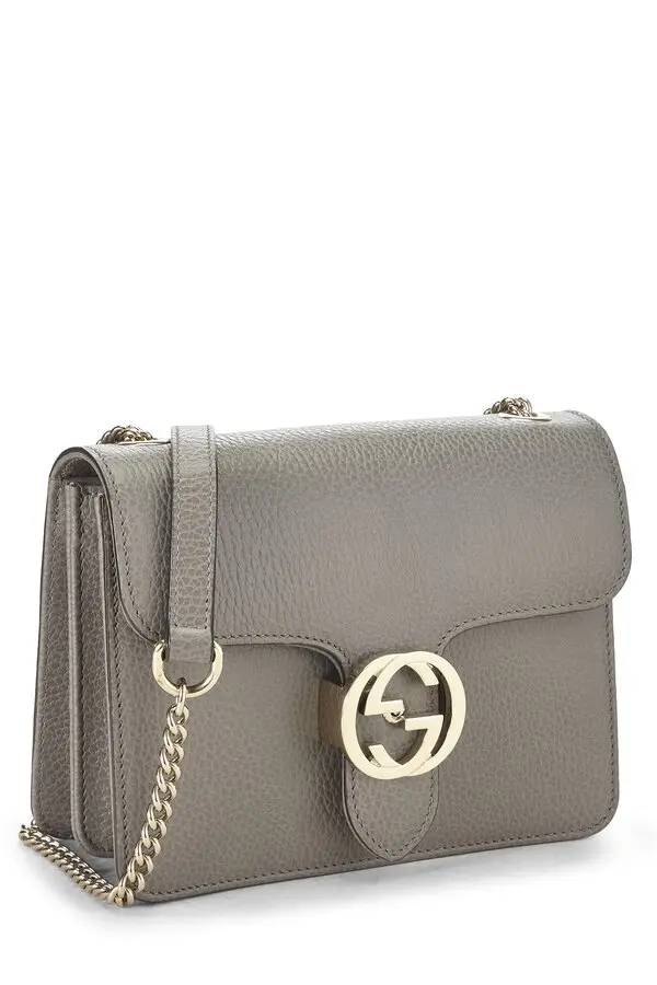 Gucci Leather Interlocking Crossbody