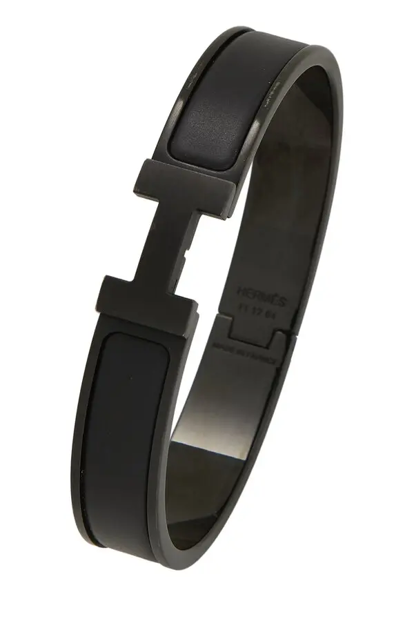 Hermès Metal Clic 'h' Pm - Black