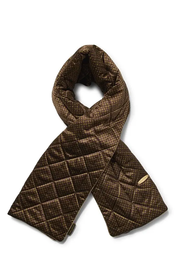LOUIS VUITTON Monogram Pillow Muffler - Brown