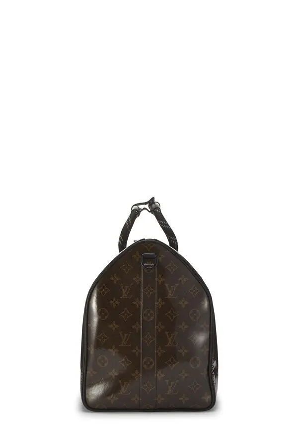 LOUIS VUITTON Keepall Bandouliere 50 Monogram Glaze - Brown