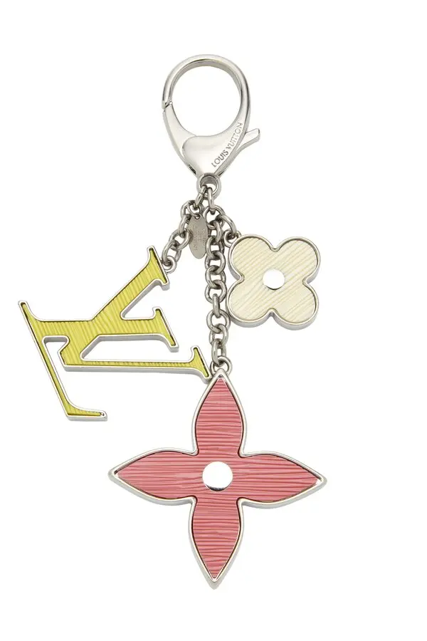LOUIS VUITTON Silver Fleur D'epi Bag Charm