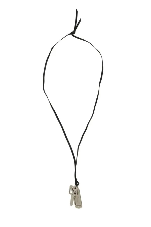 LOUIS VUITTON Collier V Sqaure Necklace - Silver