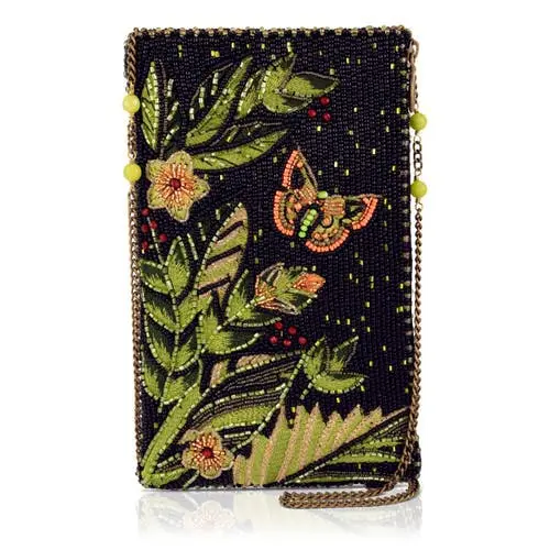 MARY FRANCES ACCESSORIES Enchanting Evening Crossbody Phone Bag