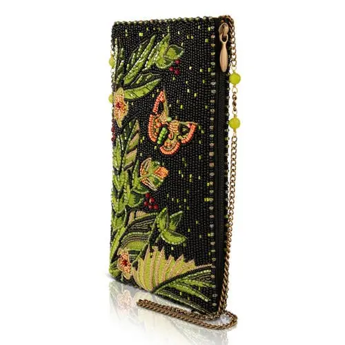 MARY FRANCES ACCESSORIES Enchanting Evening Crossbody Phone Bag