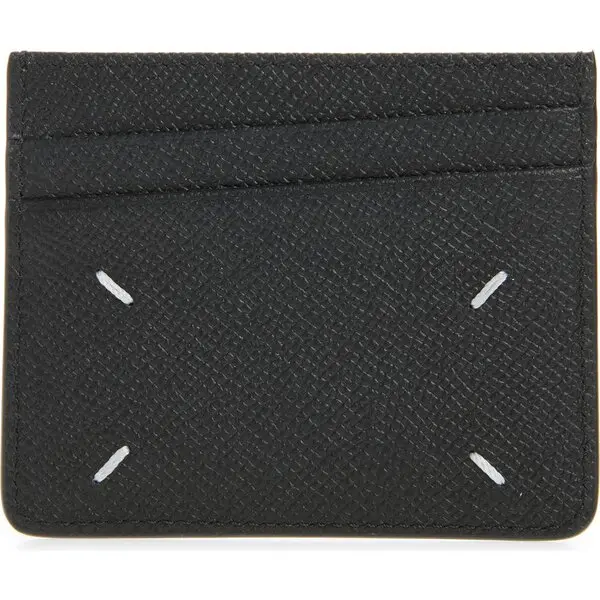 MAISON MARGIELA Four Stitches Slim Leather Card Holder