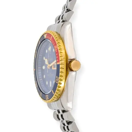 PEUGEOT Sport Day Date Rotating Bezel Bracelet Watch