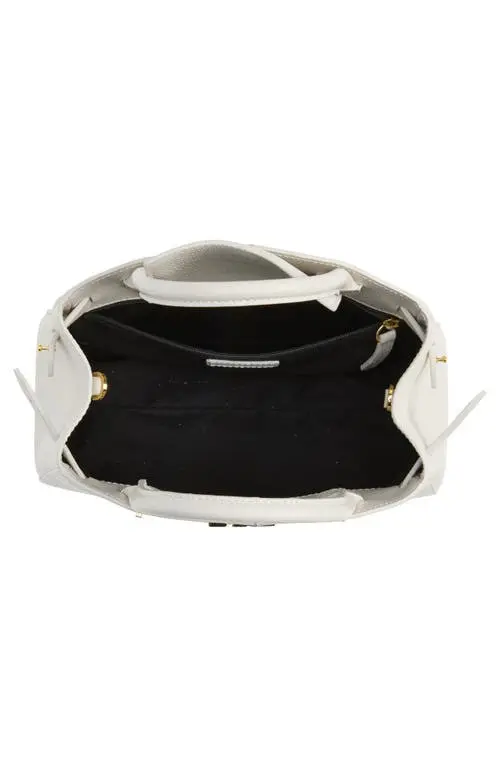 DEMELLIER The Small Hudson Leather Tote - Chalk