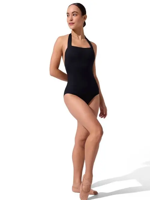 CAPEZIO Team Basics Halter Leotard - Black