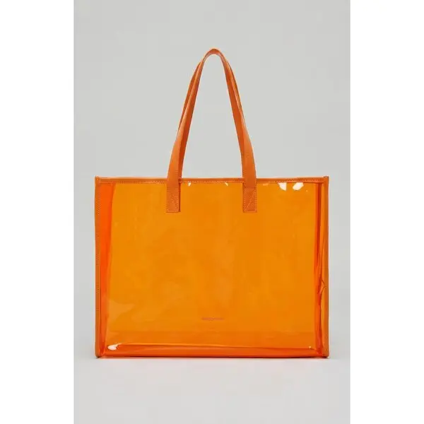 THIRTY YEARS Jelly Clear Carryall - Orange