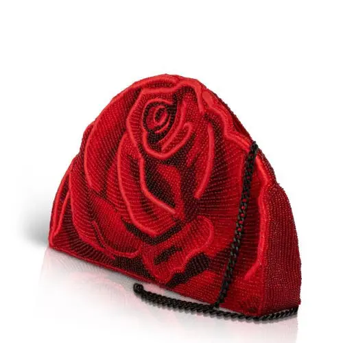 MARY FRANCES ACCESSORIES Petal Passion Handbag