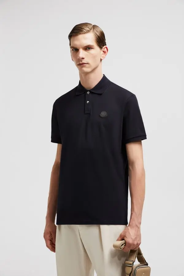 Moncler Logo Patch Polo Shirt