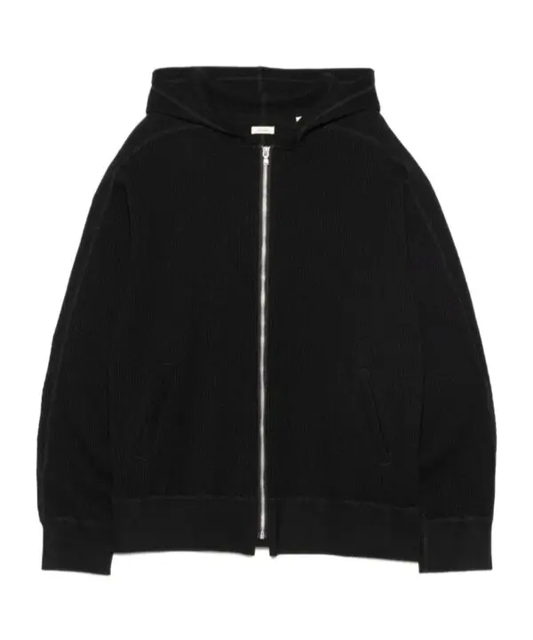 Nanamica Zippered Warm Hoodie - Black